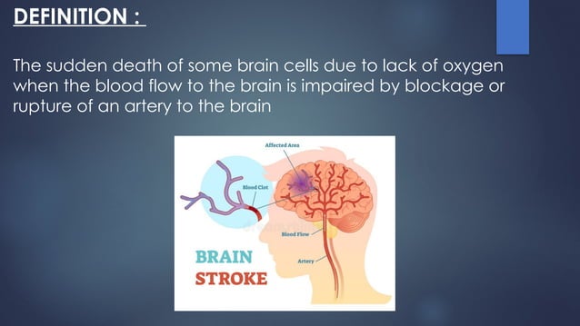 CVA OR STROKE . | PPTX | Brain and Nervous System Disorders | Diseases ...