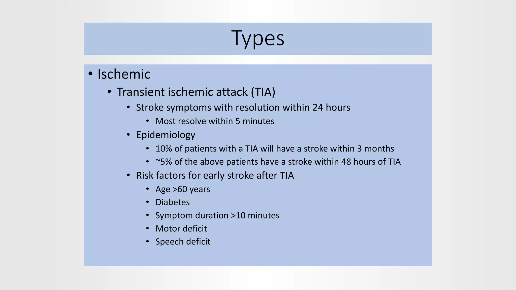 Cerebrovascular Stroke Overview Pptx