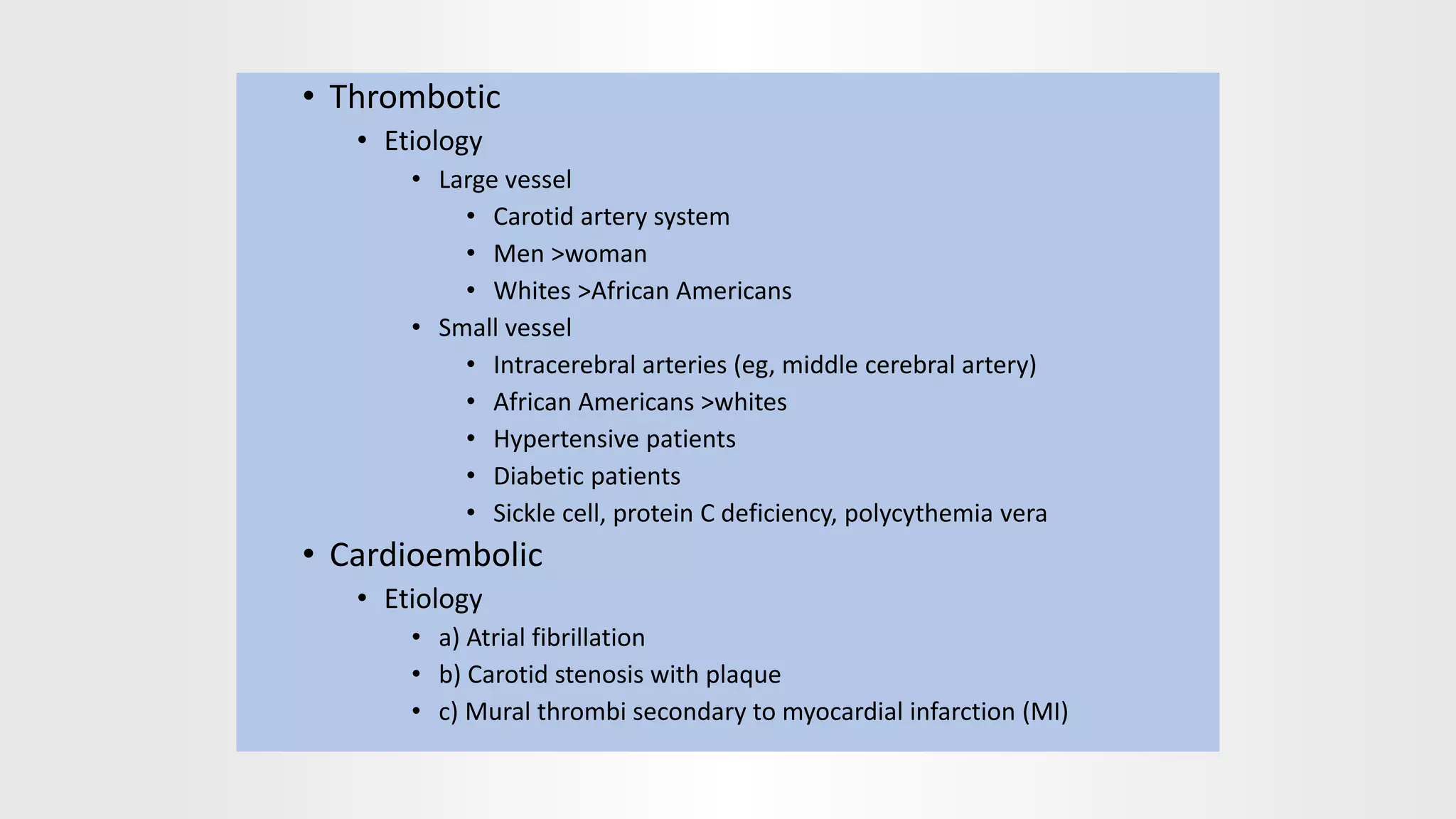 Cerebrovascular Stroke Overview Pptx