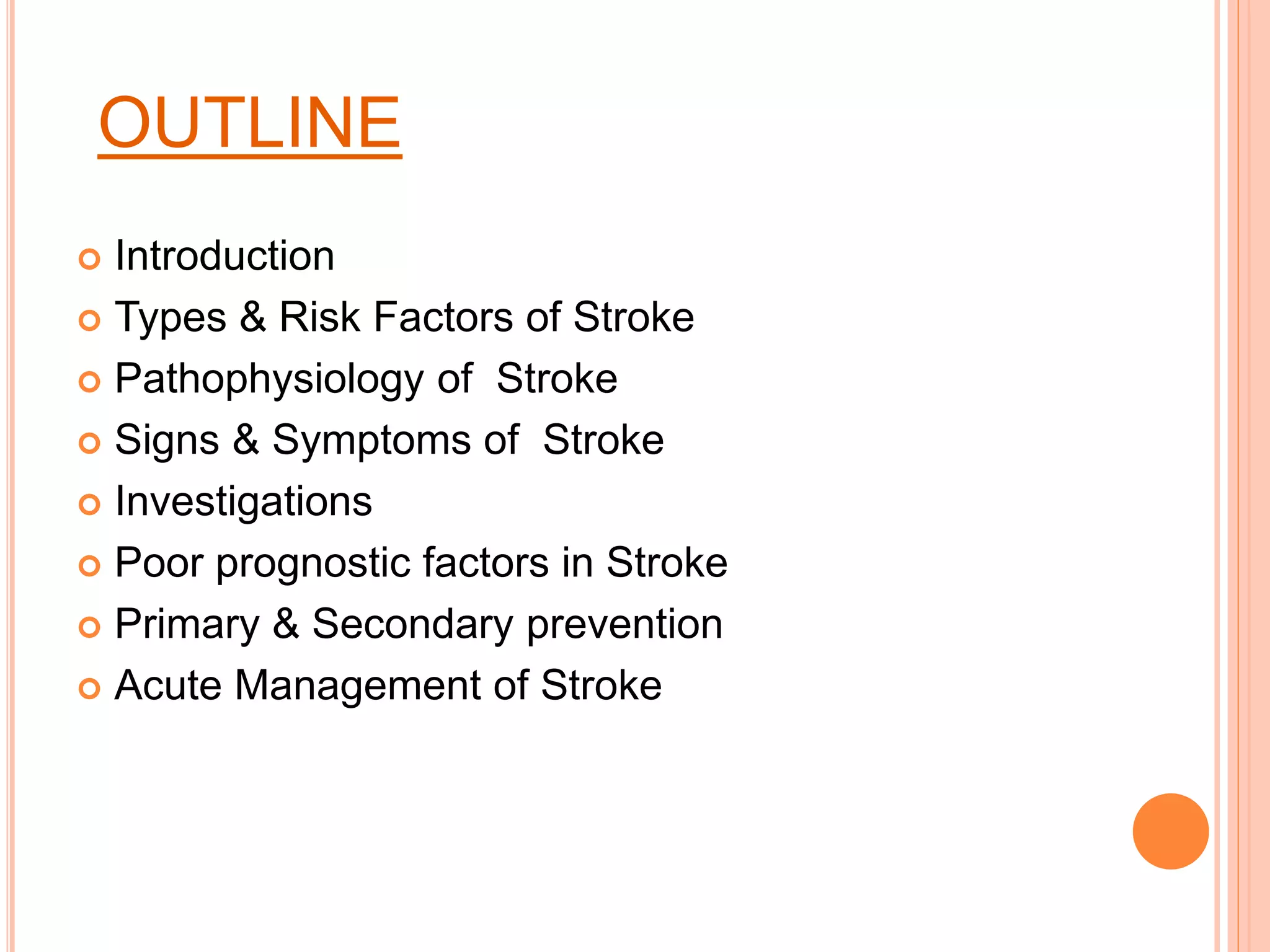Stroke ppt | PPTX