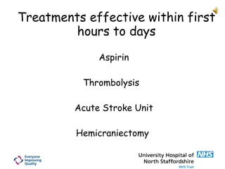 Acute Stroke management presentation ppt | PPT | First Aid | Injuries