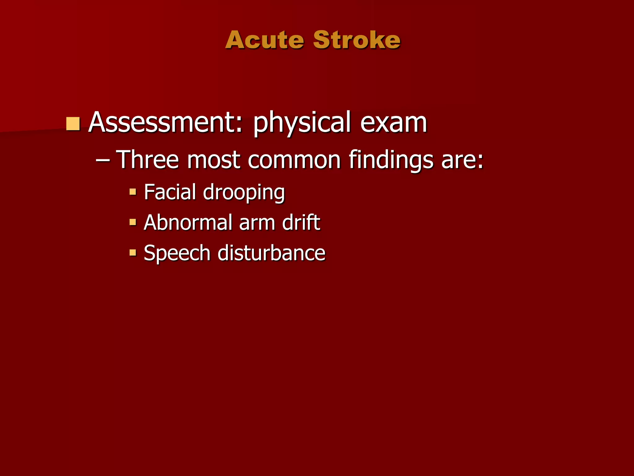 Stroke presentation | PPT