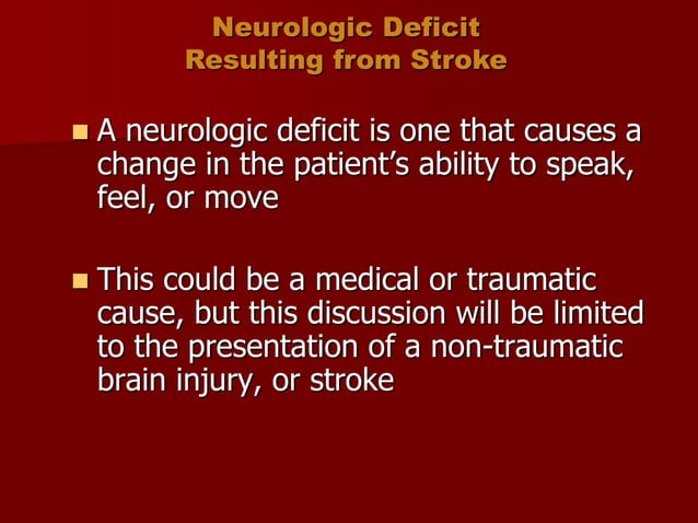 Stroke presentation | PPT
