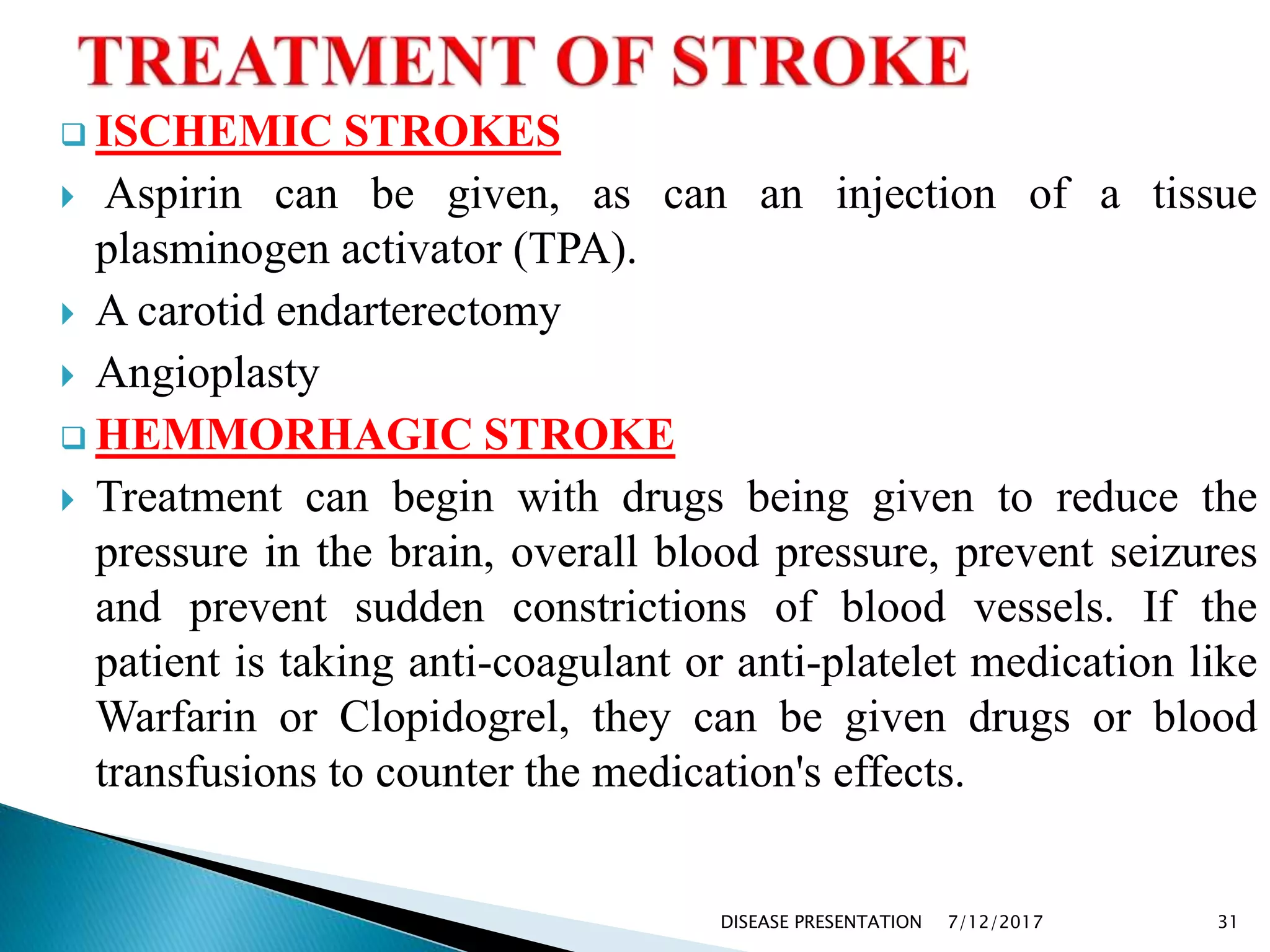 Stroke presentation | PPTX