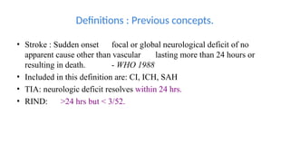 Management and overview of Ischemic and hemorrhagic stroke | PPTX