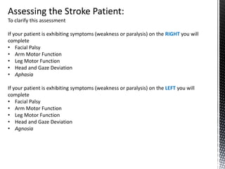 Stroke protocol update january 2017 | PPTX