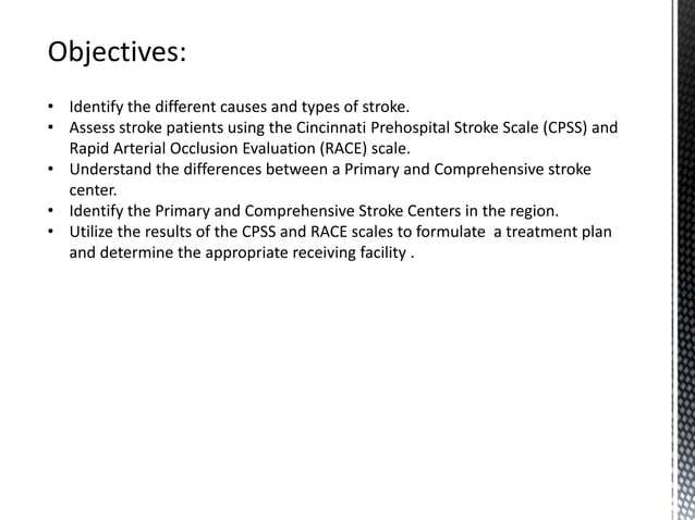 Stroke protocol update january 2017 | PPTX