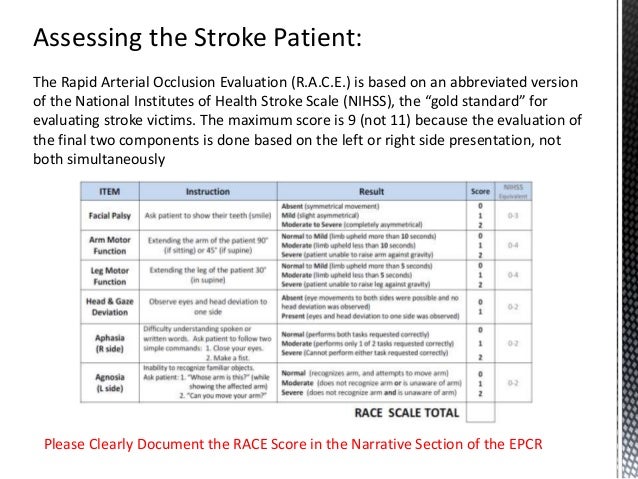 Stroke protocol update january 2017