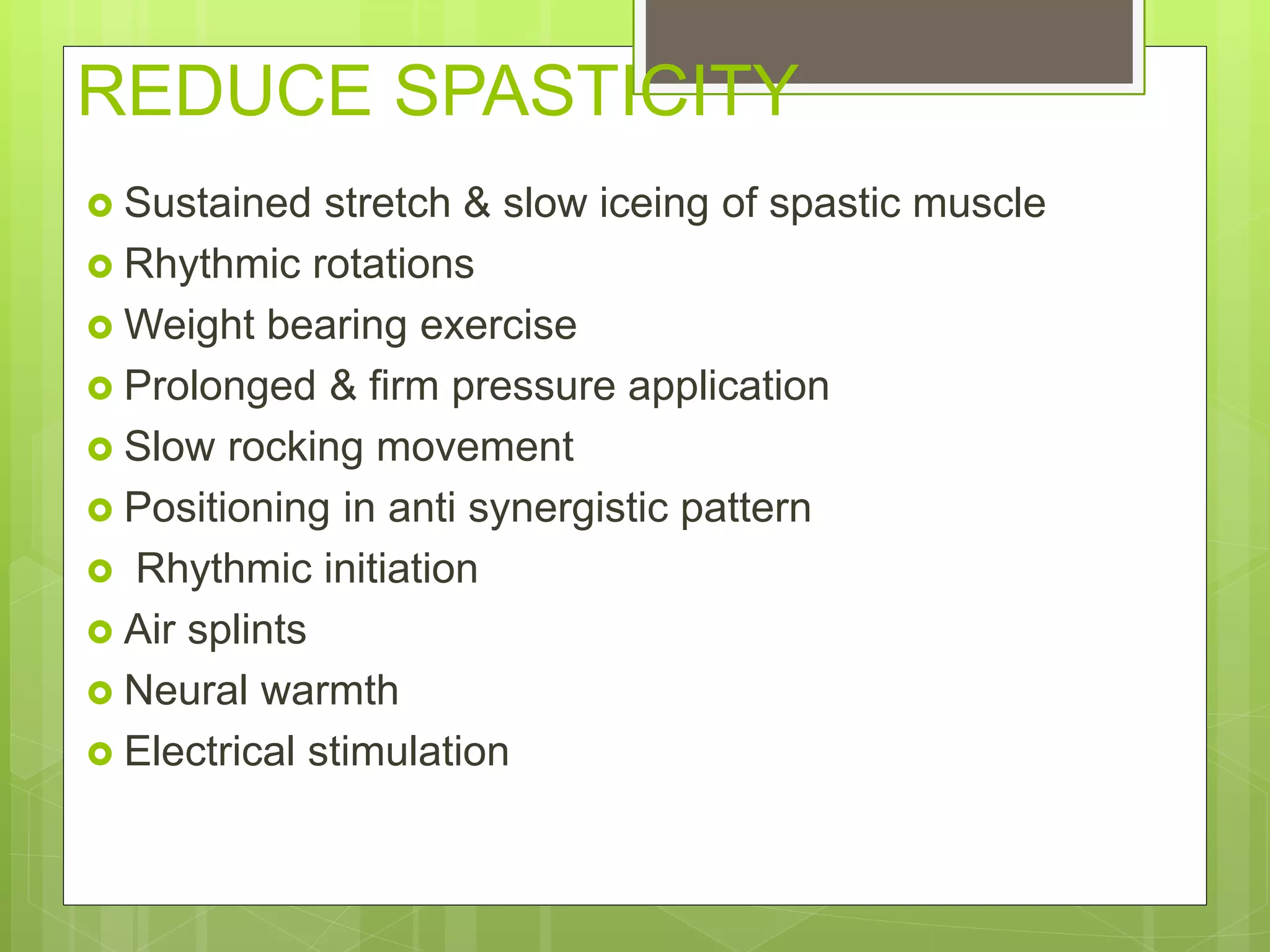 PHYSIOTHERAPY MANAGEMENT OF POST STROKE PATIENT. | PPTX