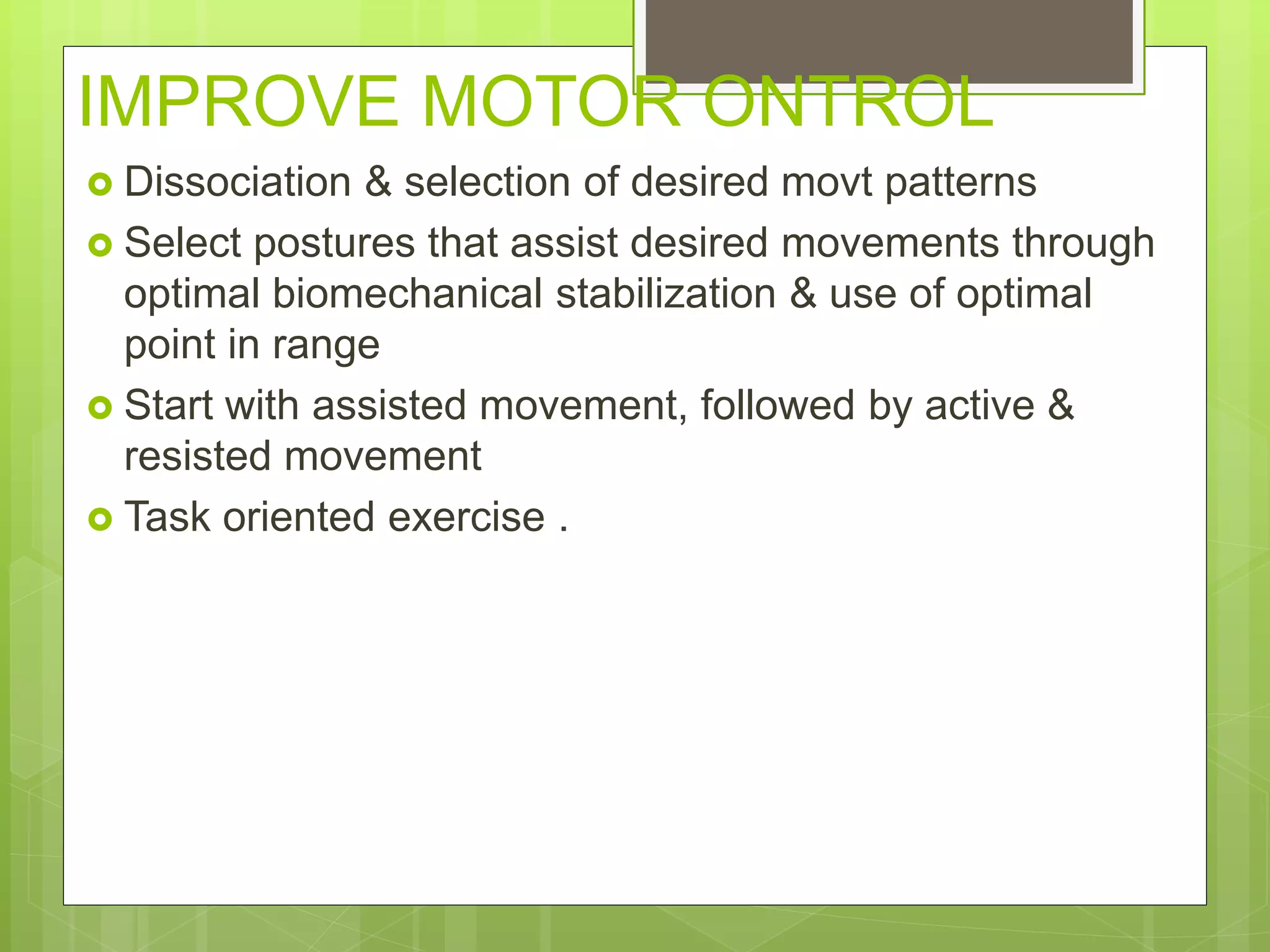PHYSIOTHERAPY MANAGEMENT OF POST STROKE PATIENT. | PPTX