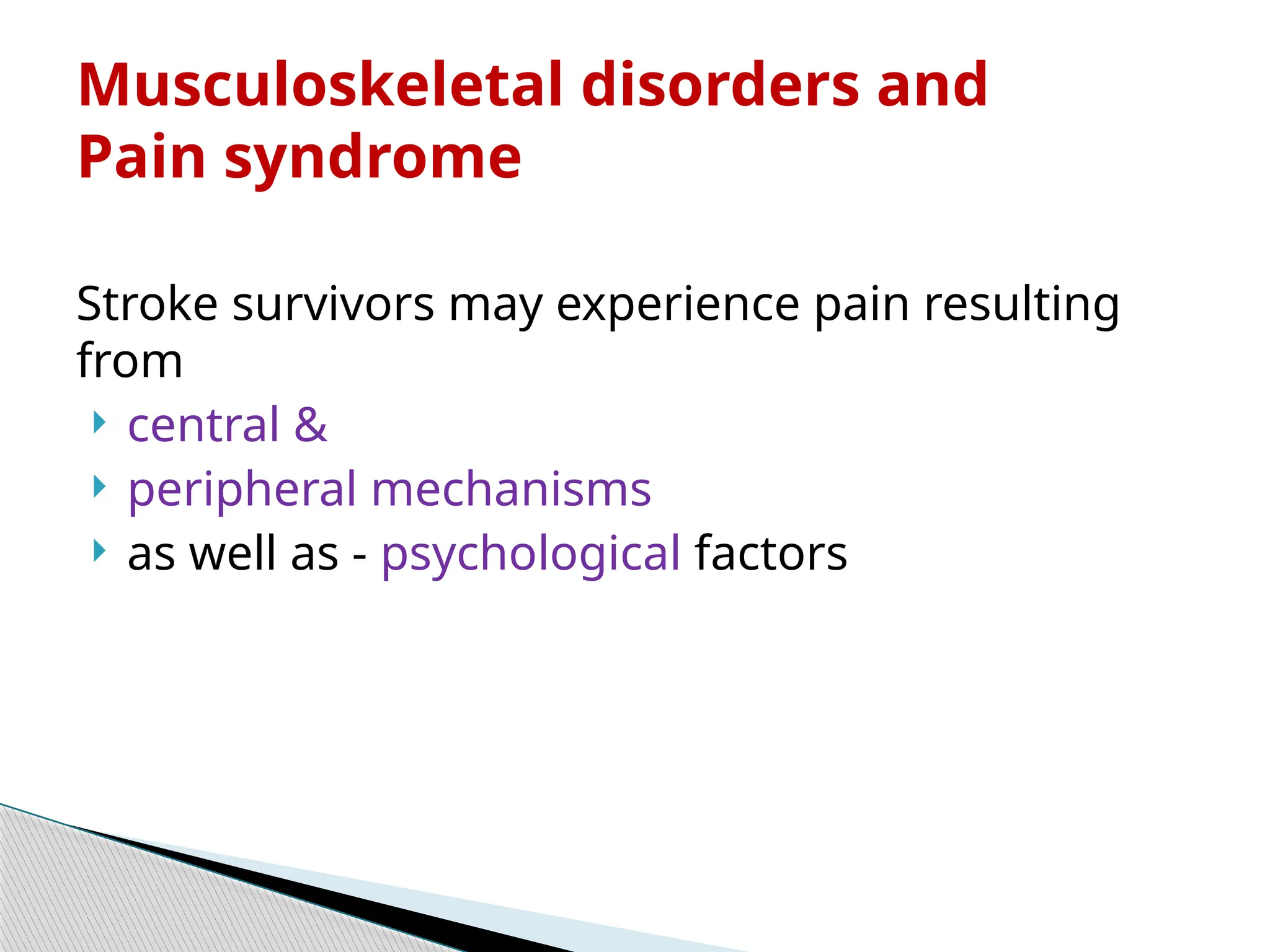 stroke rehabilitation power point presentation | PPTX