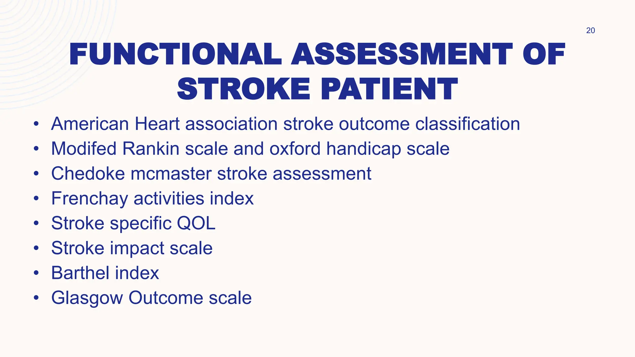 Stroke rehabilitation | PPTX
