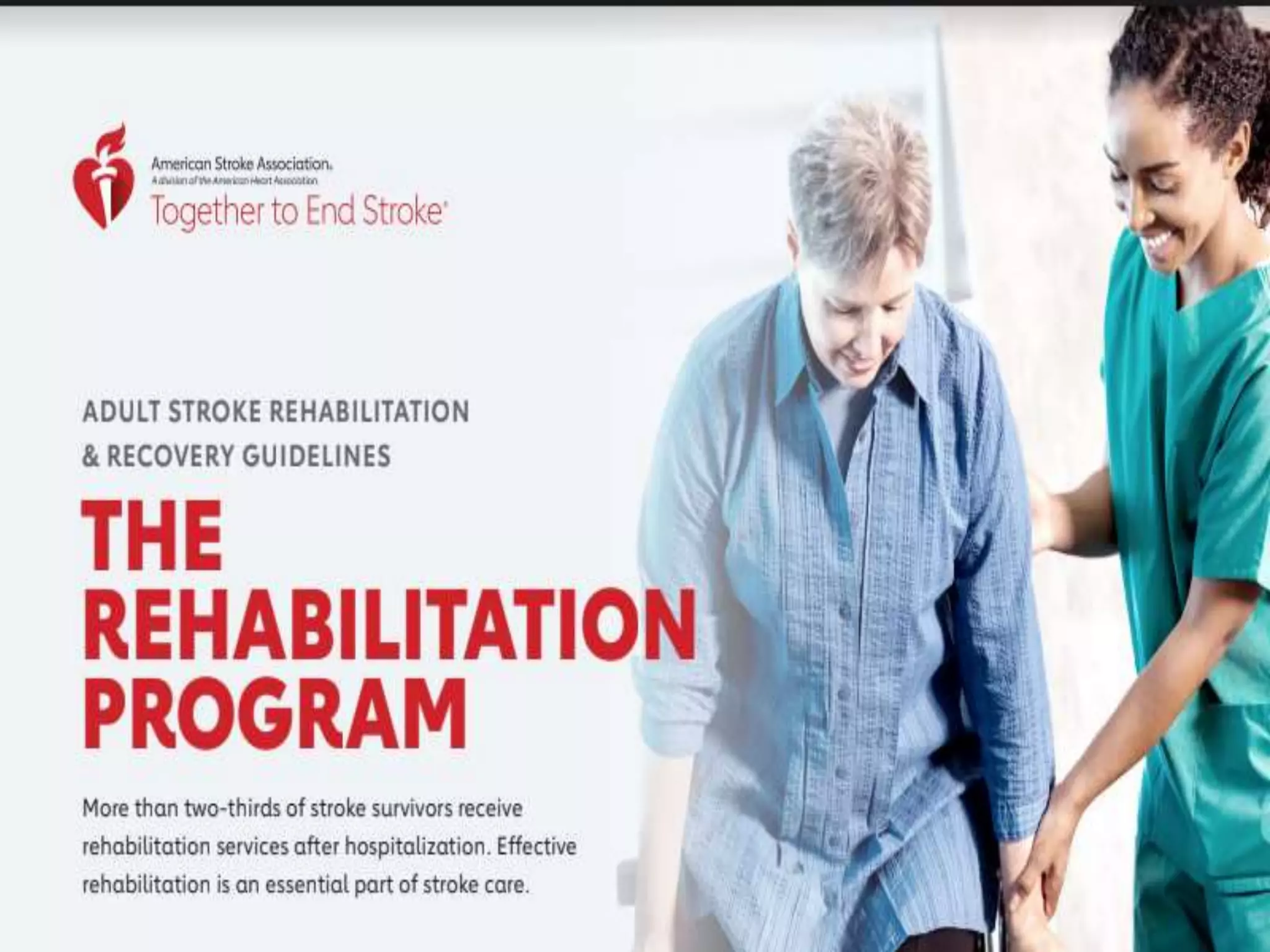 Stroke rehabilitation approach | PPTX