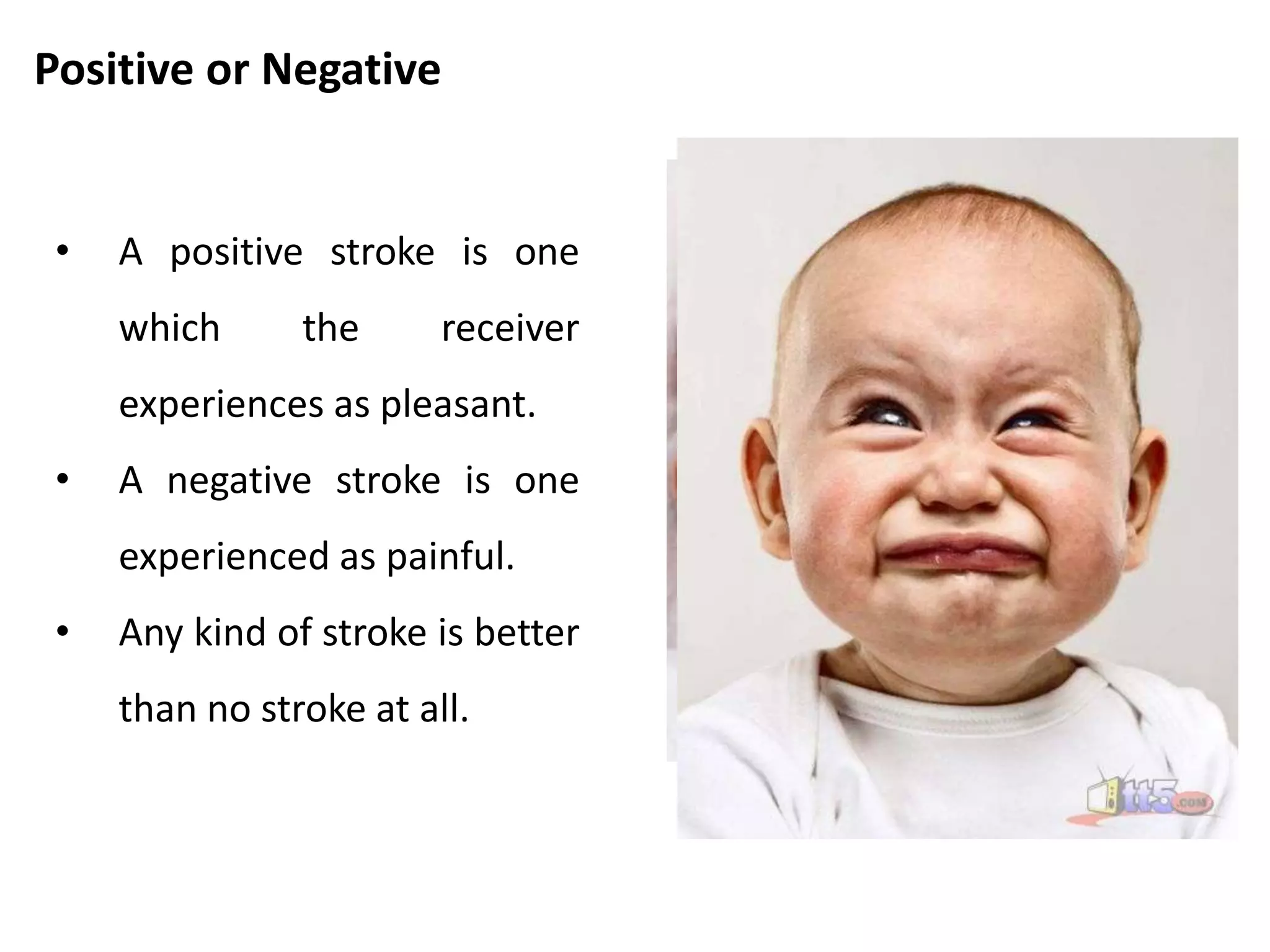 Transactional Analysis - Strokes | PPTX