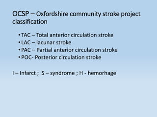 Stroke syndromes | PPT