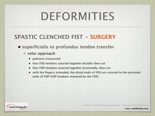 Spasticity in Stroke and Brain Injury Patients | PPT