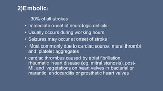 Strokesyndromes By Dr Shyam sunder Sharma | PPTX