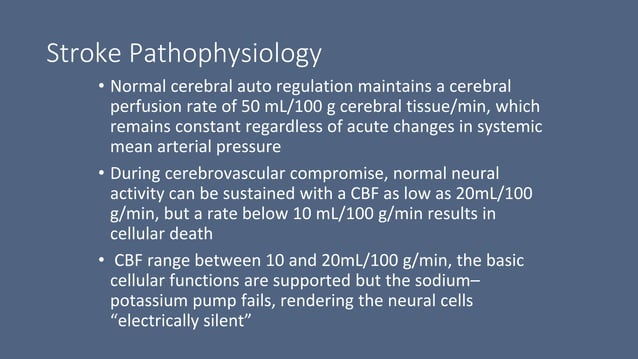 Stroke syndromes | PPTX | Heart and Cardiovascular Diseases | Diseases and Conditions