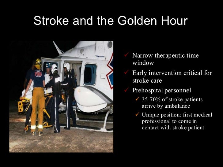 Stroke & the ems response final