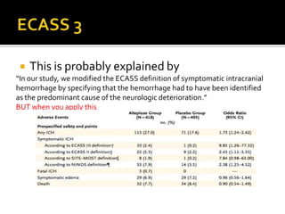 Stroke thrombolysis | PPTX