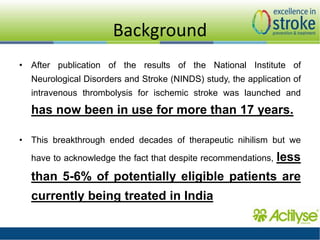 Stroke thrombolysis protocol | PPTX