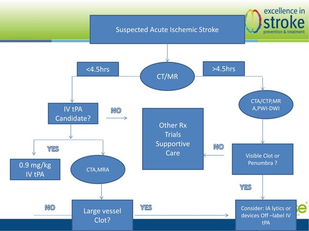 Stroke thrombolysis protocol | PPTX | First Aid | Injuries