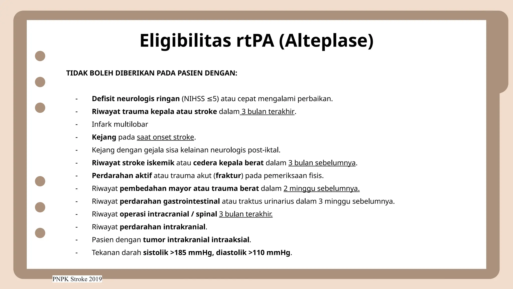 Stroke definisi patofisiologi tatalakasana | PPTX