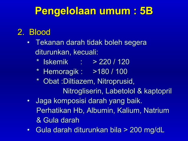 Stroke Basic Knowledge Bhs Indonesia | PPT