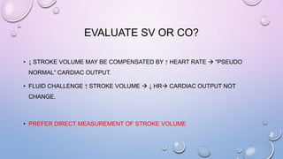 Stroke volume and cardiac output | PPTX