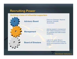 Stromback Ventures - Mentor Capital | PDF