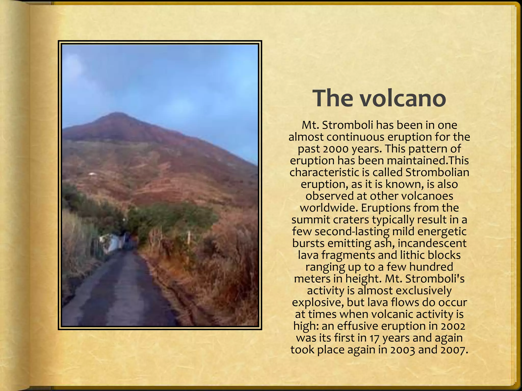 Stromboli ppt | PPTX