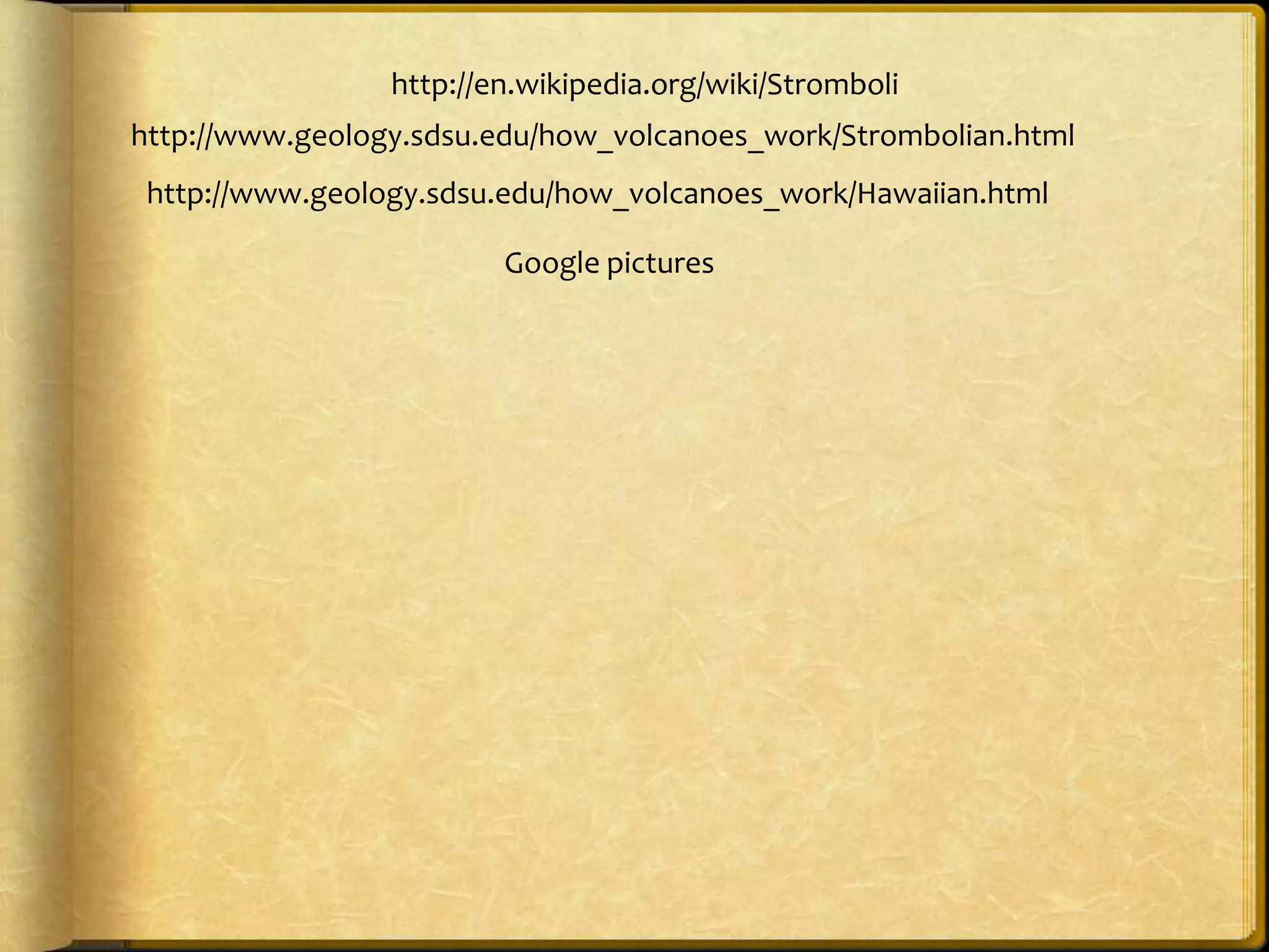 Stromboli ppt | PPTX