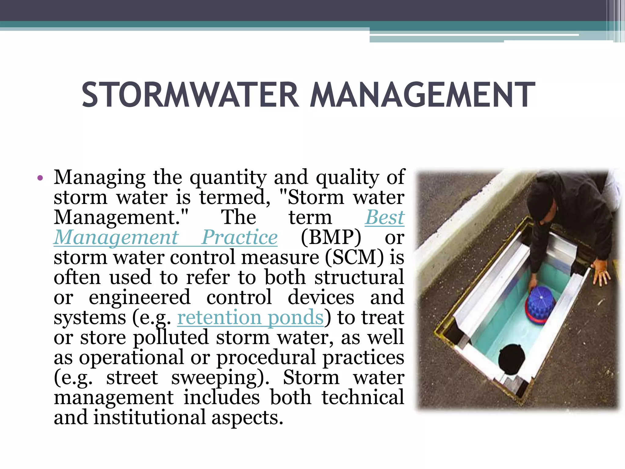 Strom water | PPTX