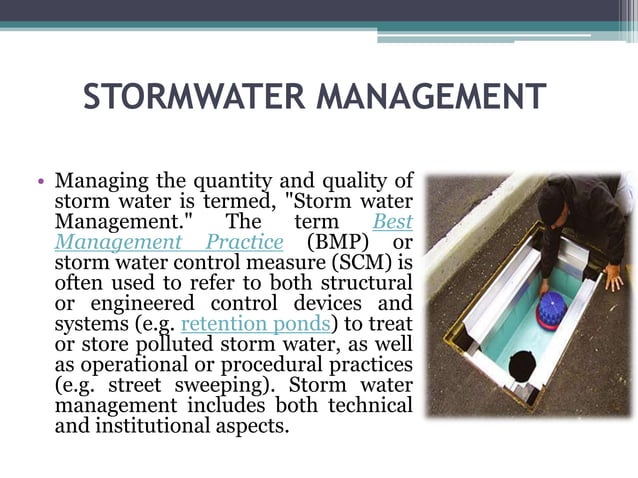 Strom water | PPTX | Geography | Science