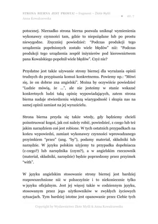 Strona bierna jest prosta! | PDF