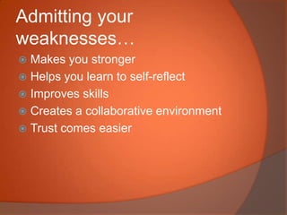 What are your strengths? Do you have any weaknesses? | PPT