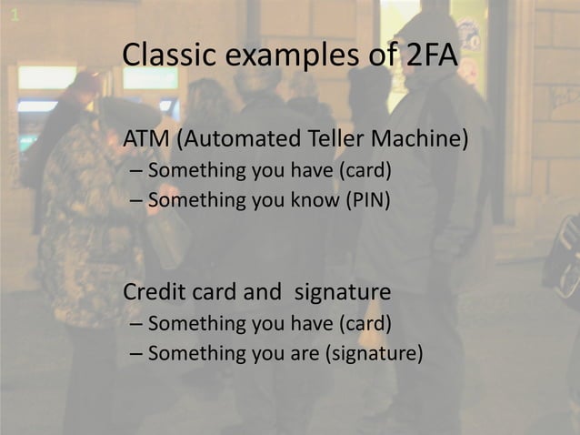 Strong Authentication (Michal Sobiegraj) | PPT