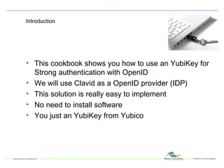Strong Authentication OpenID & Yubico | PPT