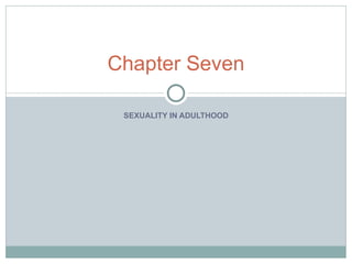 Strong6 ppt ch07 | PPT | Sexual Health | Diseases and Conditions