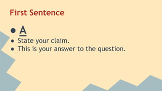 Strong Answer Format (ACE) | PPT