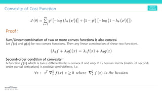 Strong convexity on gradient descent and newton's method | PPT