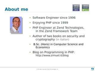 Strong cryptography in PHP | PPT