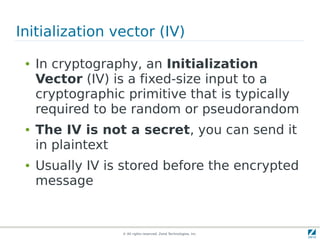 Strong cryptography in PHP | PPT