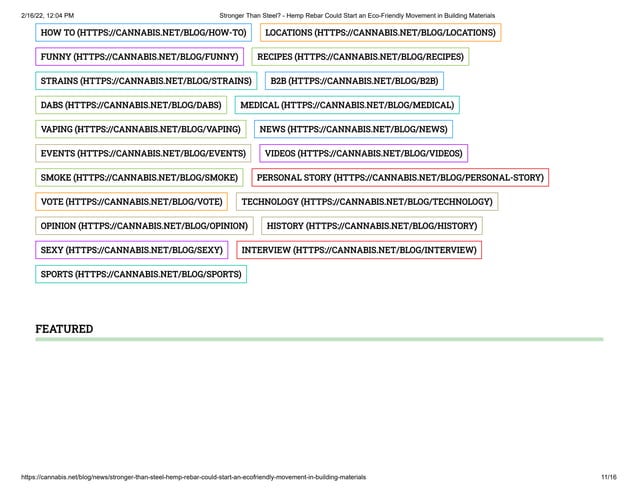 Is Hemp Rebar Part the Future of Building Materials? | PPT