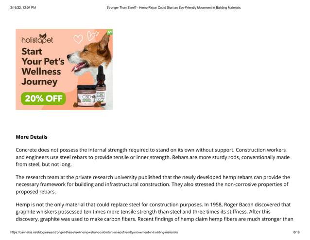 Is Hemp Rebar Part the Future of Building Materials? | PPT