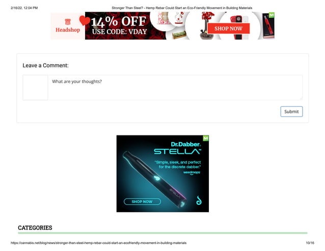 Is Hemp Rebar Part the Future of Building Materials? | PPT