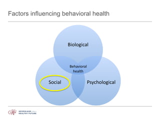 Strong Foundations: Getting oriented to children's behavioral health in ...