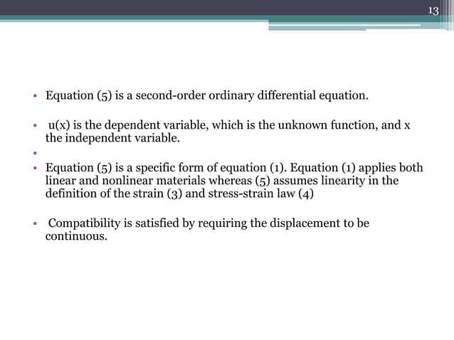 Strong form and weak form explanation through examples of a bar(en no ...