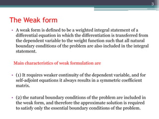Strong form and weak form explanation through examples of a bar(en no 19565001) | PDF