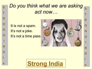Strong india | PPT